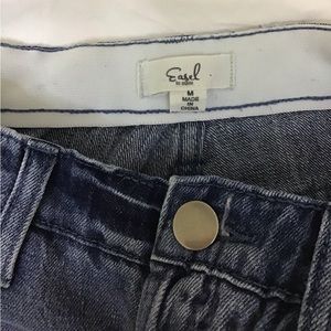 easel | Jeans | Easel Deconstructed Distressed Barrel Jean Nwot | Poshmark